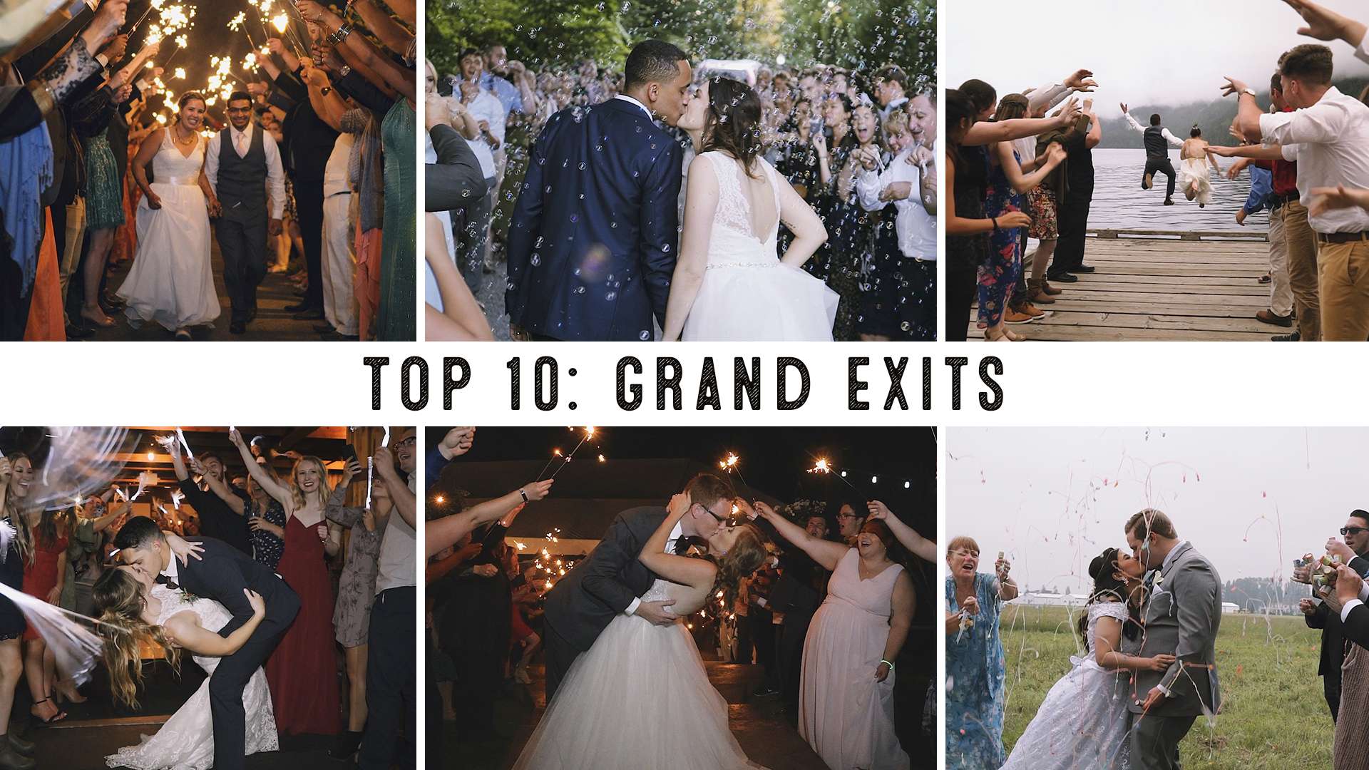 Wedding Send-Off Ideas | Favorite Wedding Exits of 2019 | Emerald Media